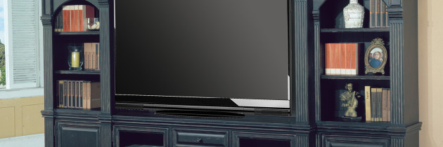 Vintage Look Entertainment Center | Custom Cabinets Houston - Cabinet ...